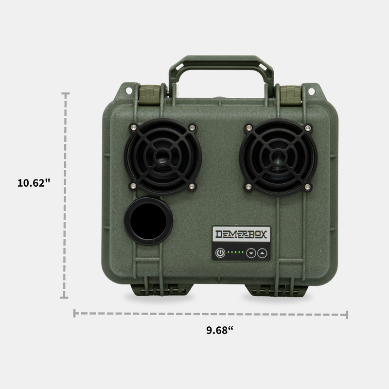 DemerBox Barrow Black Speakers: Ultimate outdoor Bluetooth speaker